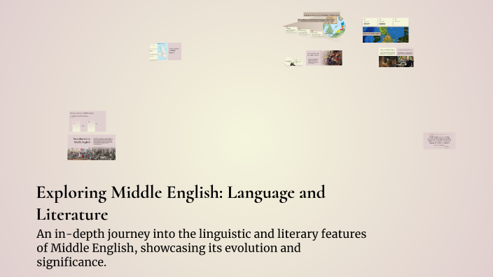 Exploring Middle English: Language and Literature by Julia Zonneveld on ...