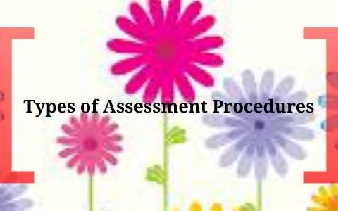 Types of Assessment Procedures by on Prezi