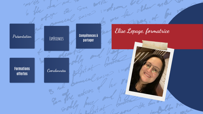 Portfolio Elise Lepage by Elise Lepage on Prezi