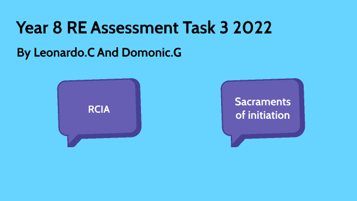 Year 8 RE Assessment Task 3 2022 by Dominic Gattellari on Prezi