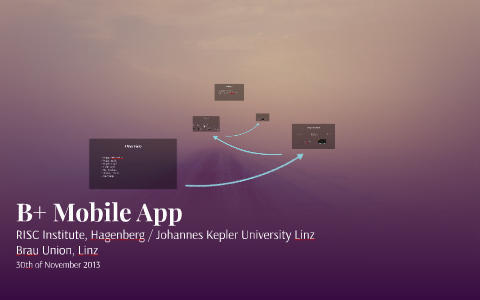 B+ Mobile App by Andreea Buga on Prezi