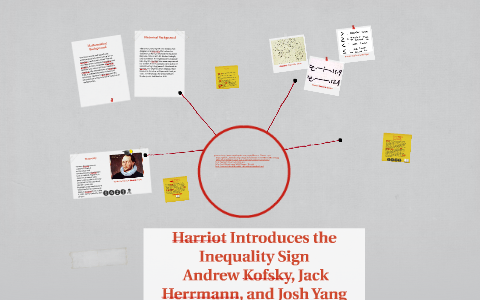 Harriot Introduces the Inequality Sign by Andrew Kofsky on Prezi