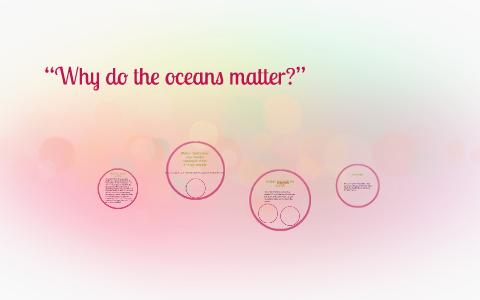“Why do the oceans matter?” by kayesha gill on Prezi