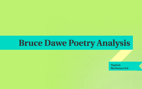 Bruce Dawe Poetry Analysis by Nephele Buchanan on Prezi