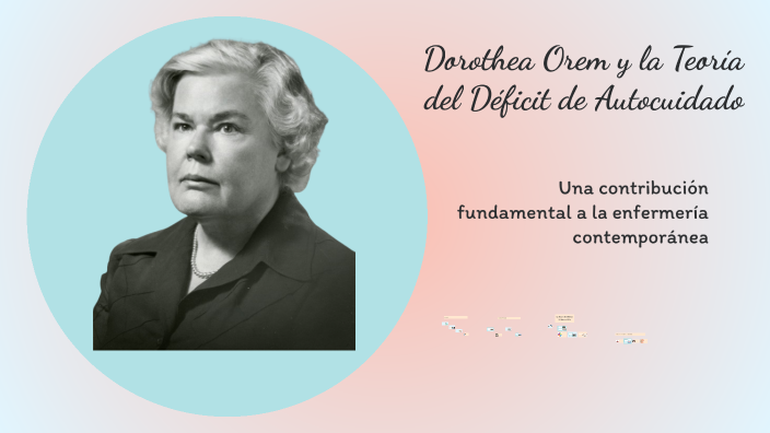 Dorothea Orem y la Teoría del Déficit de Autocuidado by David CG on Prezi