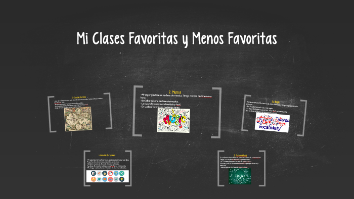 Mi Clases Favoritas y Menos Favorita by Jaylyn Summers on Prezi