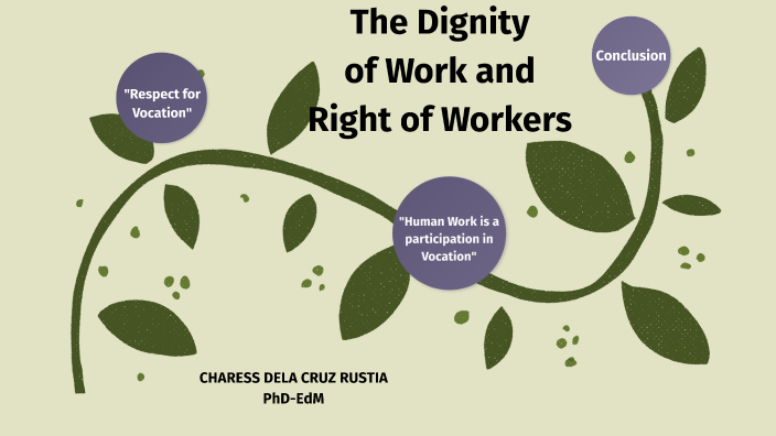 Dignity of Work by Charess Rustia on Prezi