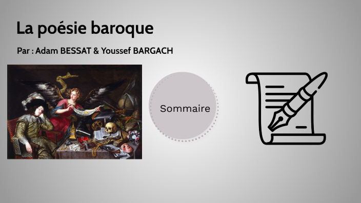 La poésie baroque by Youssef BARGACH on Prezi