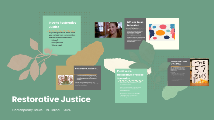 Introduction to Restorative Justice by Tim Gaipa on Prezi