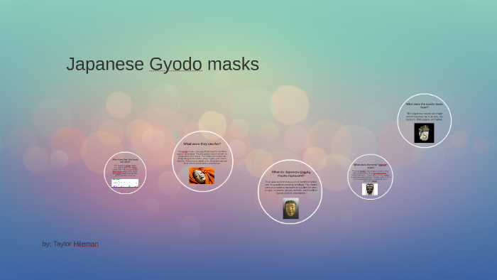 Ancient Gyodo masks by Josh Shearer on Prezi