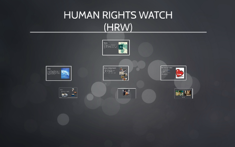 HUMAN RIGHTS WATCH by on Prezi