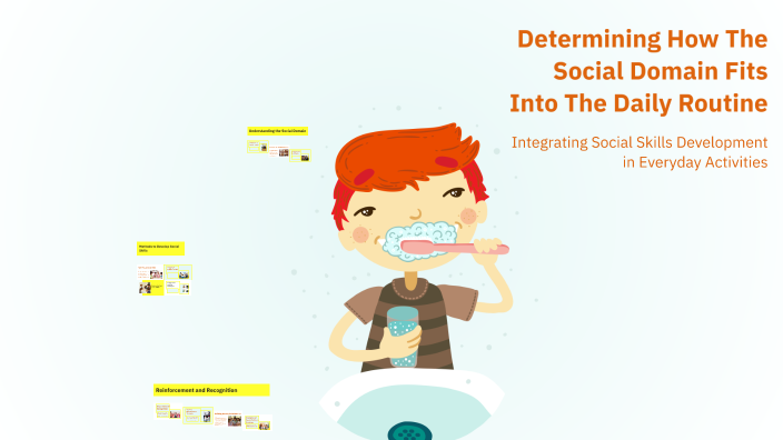 Determining How The Social Domain Fits Into The Daily Routine by ...
