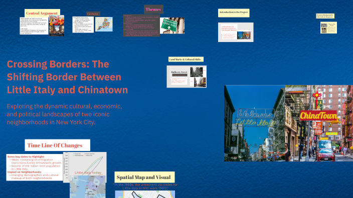 Crossing Borders: The Shifting Border Between Little Italy and ...