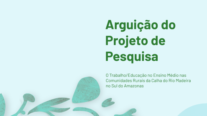 Arguição do Projeto de Pesquisa by Elisabeth Machado Bastos on Prezi