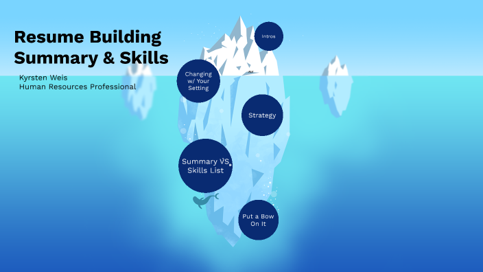 Resume Building - Skills Summary by Kyrsten Weis on Prezi
