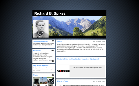 Richard B. Spikes by Ariana Mclaughlin on Prezi
