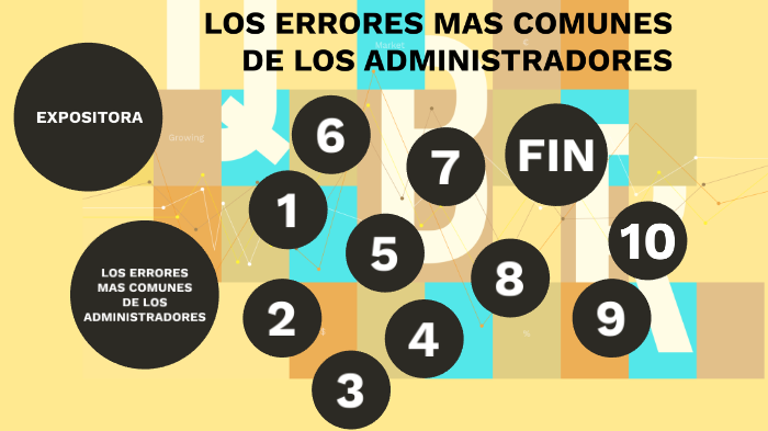 LOS ERRORES MAS COMUNES DE LOS ADMINISTRADORES by Geovanny Lara España ...