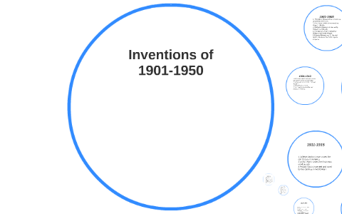 Inventions of 1901-1950 by Sebastian Nunez on Prezi