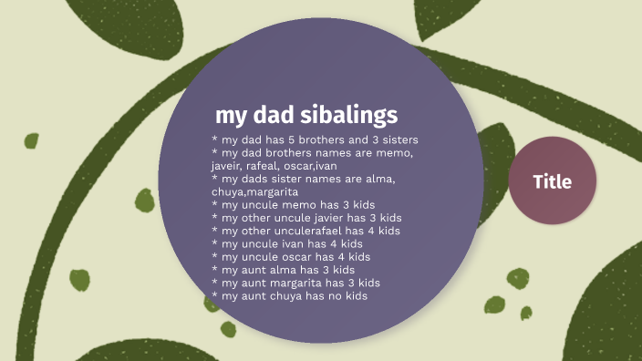 family tree for asl by alexa meza on Prezi