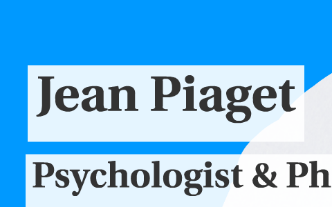 Jean Piaget by Heidi Sutherland