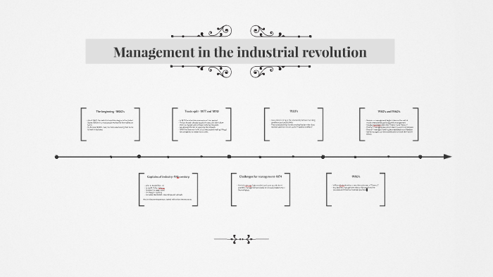 Management in the industrial revolution by Tory Blosser on Prezi