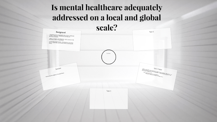 Is mental healthcare adequately addressed on a local and glo by Shari ...