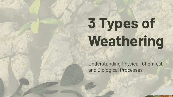 3 Types of Weathering by Patrick Ace Fetalino on Prezi