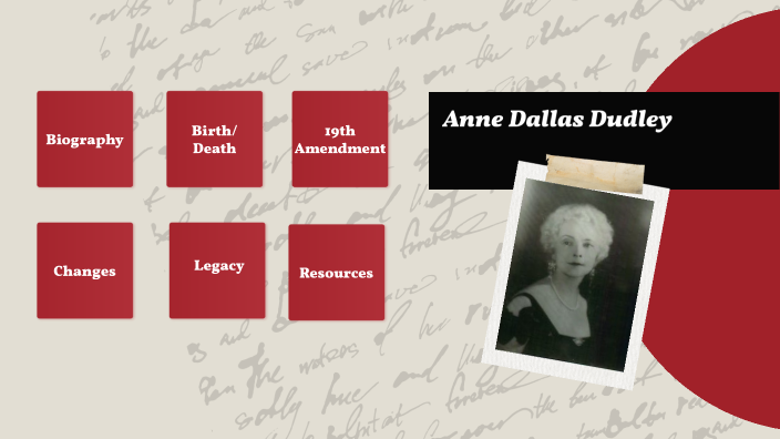 Ann Dallas Dudley by Sydney Sewell on Prezi