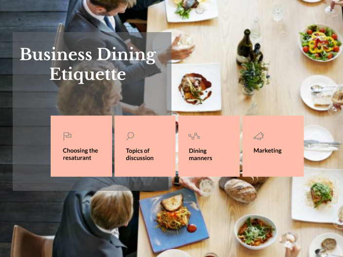 Business dining ETIQUETTE by heba riad on Prezi
