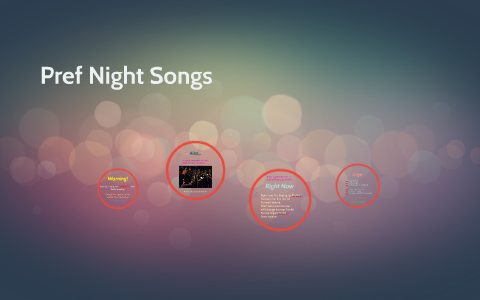Pref Night Songs by Christine Ota on Prezi