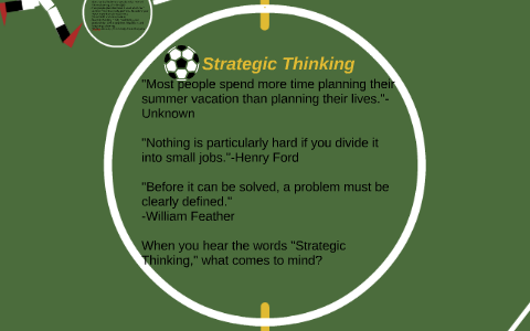 Strategic Thinking by on Prezi