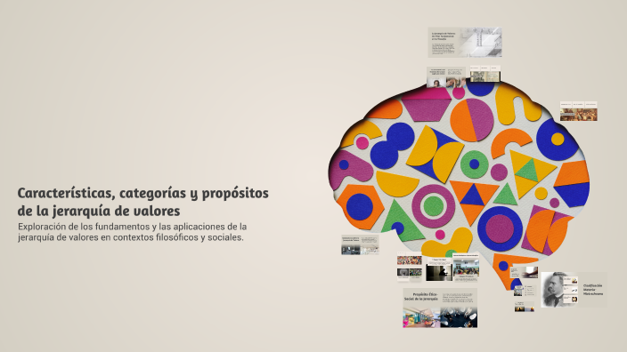 Características, categorías y propósitos de la jerarquía de valores by ...