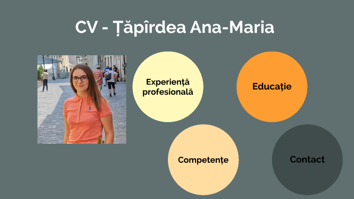CV - Țăpîrdea Ana-Maria - 2 by Ana Maria Tapirdea on Prezi