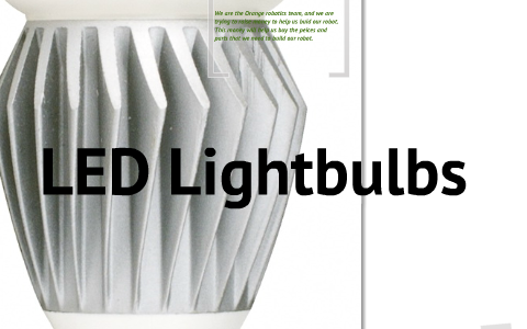 Led Lightbulb Pitch by jacob heiss