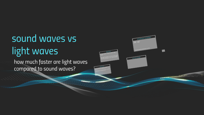 sound waves vs light waves by on Prezi