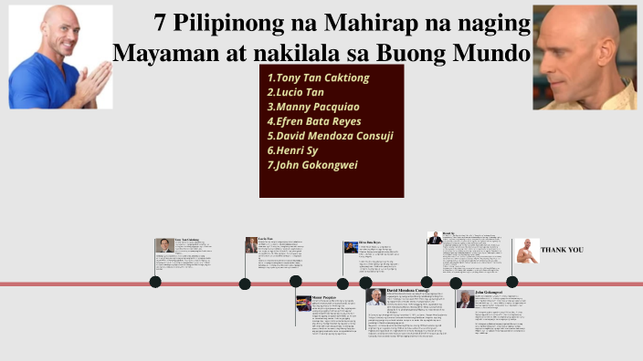 7 Pilipinong na Mahirap na naging Mayaman at nakilala sa Buong Mundo by ...