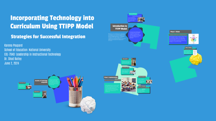 Incorporating Technology into Curriculum Using TTIPP Model by Karena ...