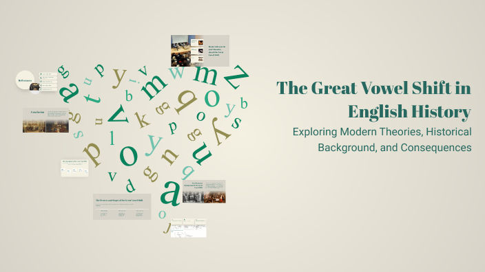 The Great Vowel Shift in English History by Nigina Baxtiyorova on Prezi
