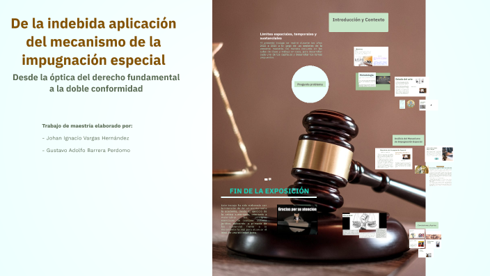 De la indebida aplicación del mecanismo de la impugnación especial by ...