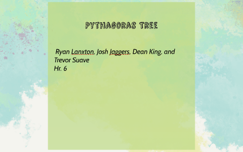 Pythagoras' Tree Fractal by Pre-Calc Group on Prezi