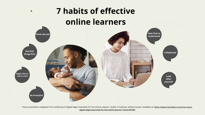 7 habits of effective online learners by Shahid Bux on Prezi