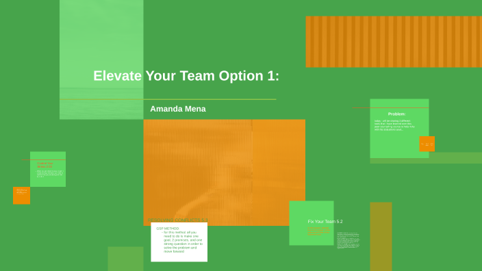 Elevate Your Team by amanda mena on Prezi