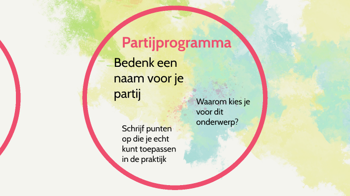 Partij poster opdracht niveau 2 by Roel Wijnands on Prezi