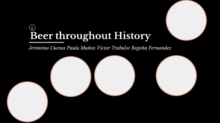 Timeline of Beer by Jerónimo Cuevas Aguilar Álvarez on Prezi
