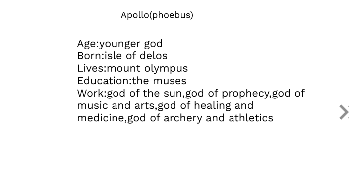 Apollo Profile by Ian Black on Prezi