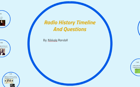 Radio History Timeline And Questions by Nikkala Randall