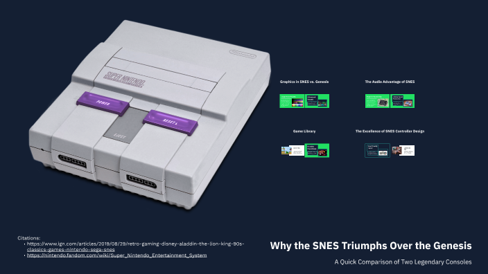 SNES Vs. Genesis by Tyler Young on Prezi