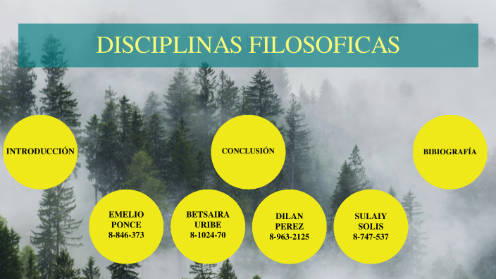DISCIPLINAS FILOSOFICAS by Dilan Pèrez on Prezi