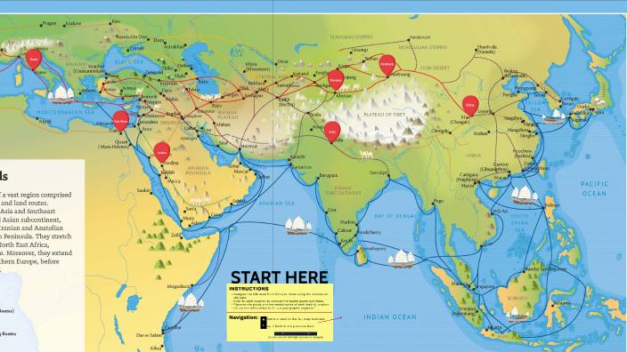 Silk Road Interactive Map by Scott Berman on Prezi