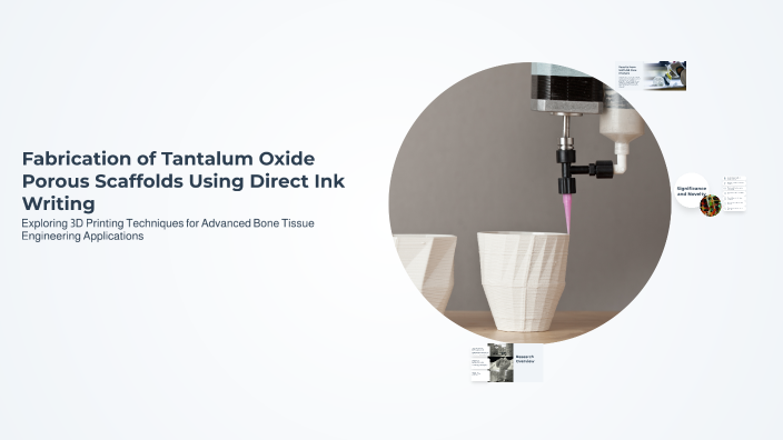 Fabrication of Tantalum Oxide Porous Scaffolds Using Direct Ink Writing ...